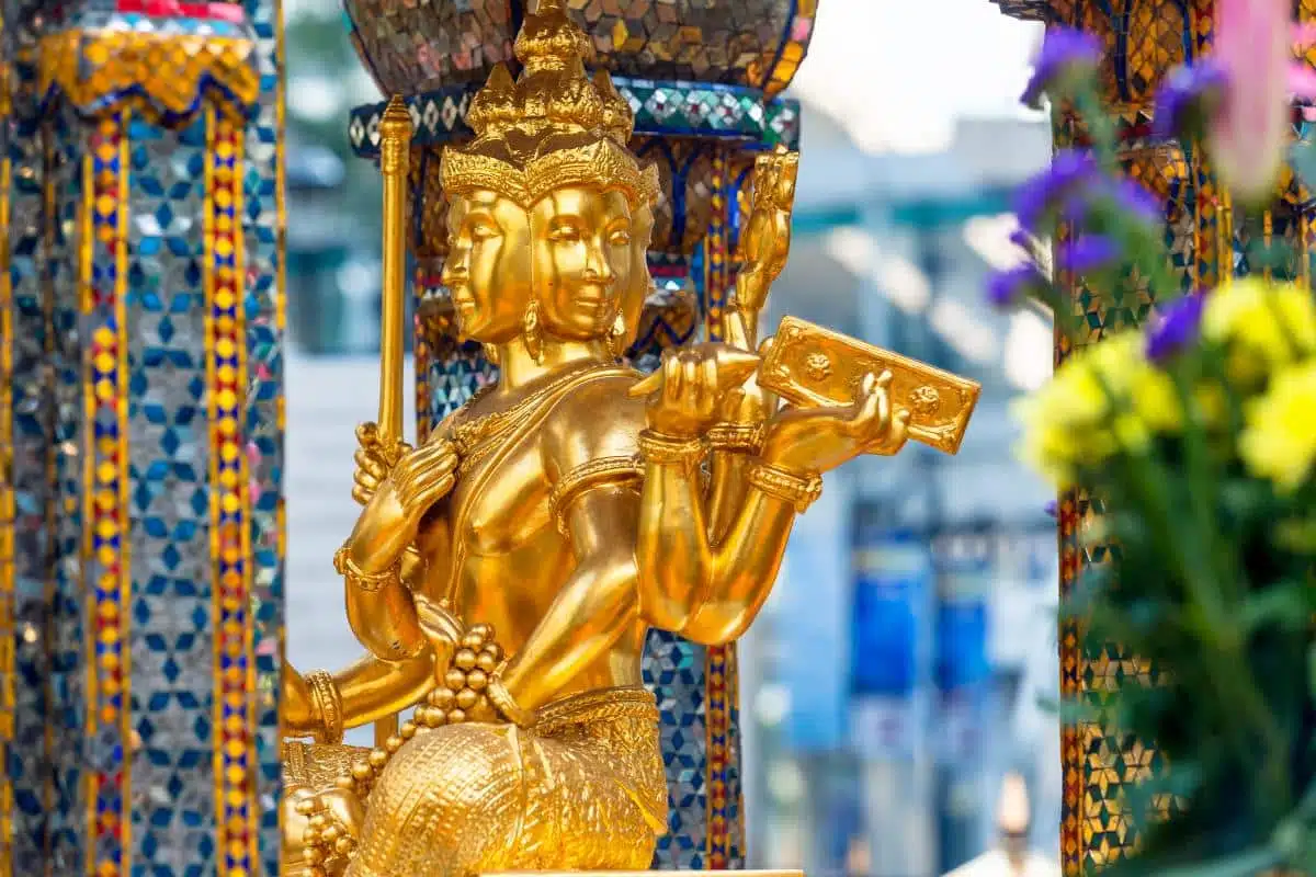 Erawan Shrine Bangkok - Dedicated To The Hindu God Brahma