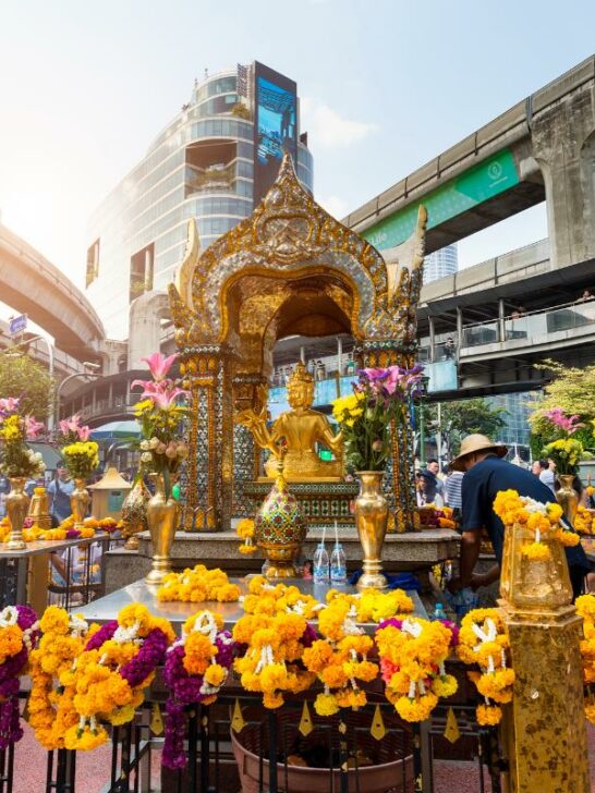 Erawan Shrine Bangkok - Dedicated To The Hindu God Brahma